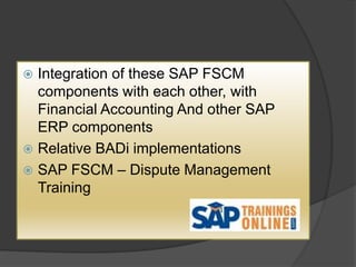 SAP FSCM Online Training | PPT