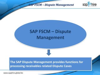 Sap fscm training materials | PDF