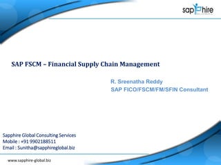 Sap fscm training materials | PDF
