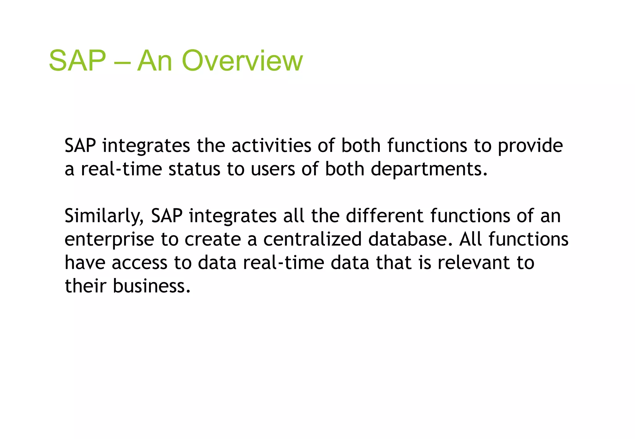 Sap fundamentals | PDF