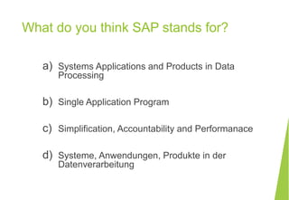 Sap fundamentals | PDF