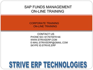 Sap funds management training | PPT