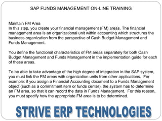 Sap funds management training | PPT