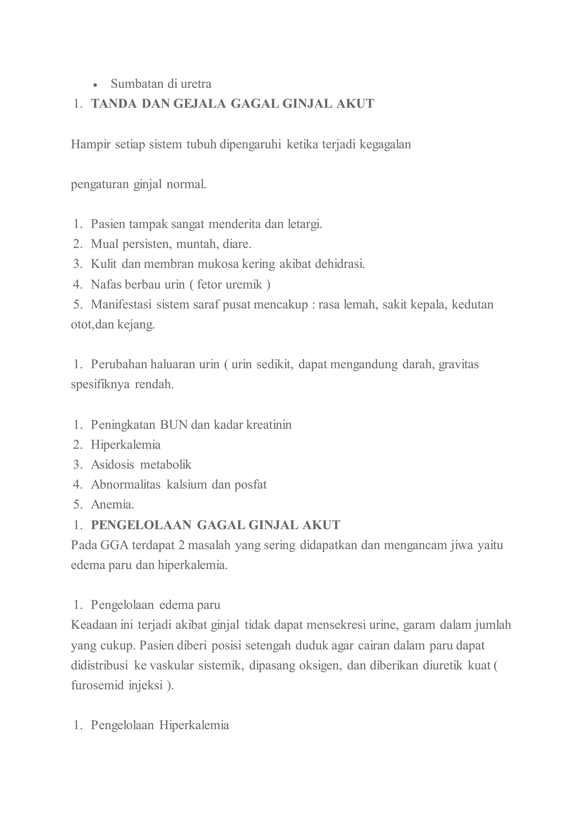 Sap gagal ginjal | DOCX