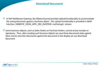 SAP Gateway Training Day 2C - Advanced Concepts | PPT