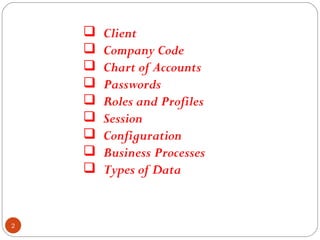 Sap General Terms | PPT