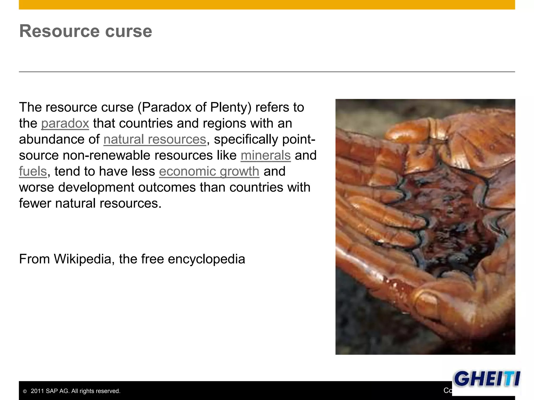 Ghana Extractive Industries Transparency Initiative: SAP Solution for ...