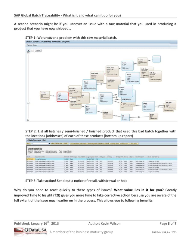 SAP Global Batch Traceability - What is it and what can it do for you ...
