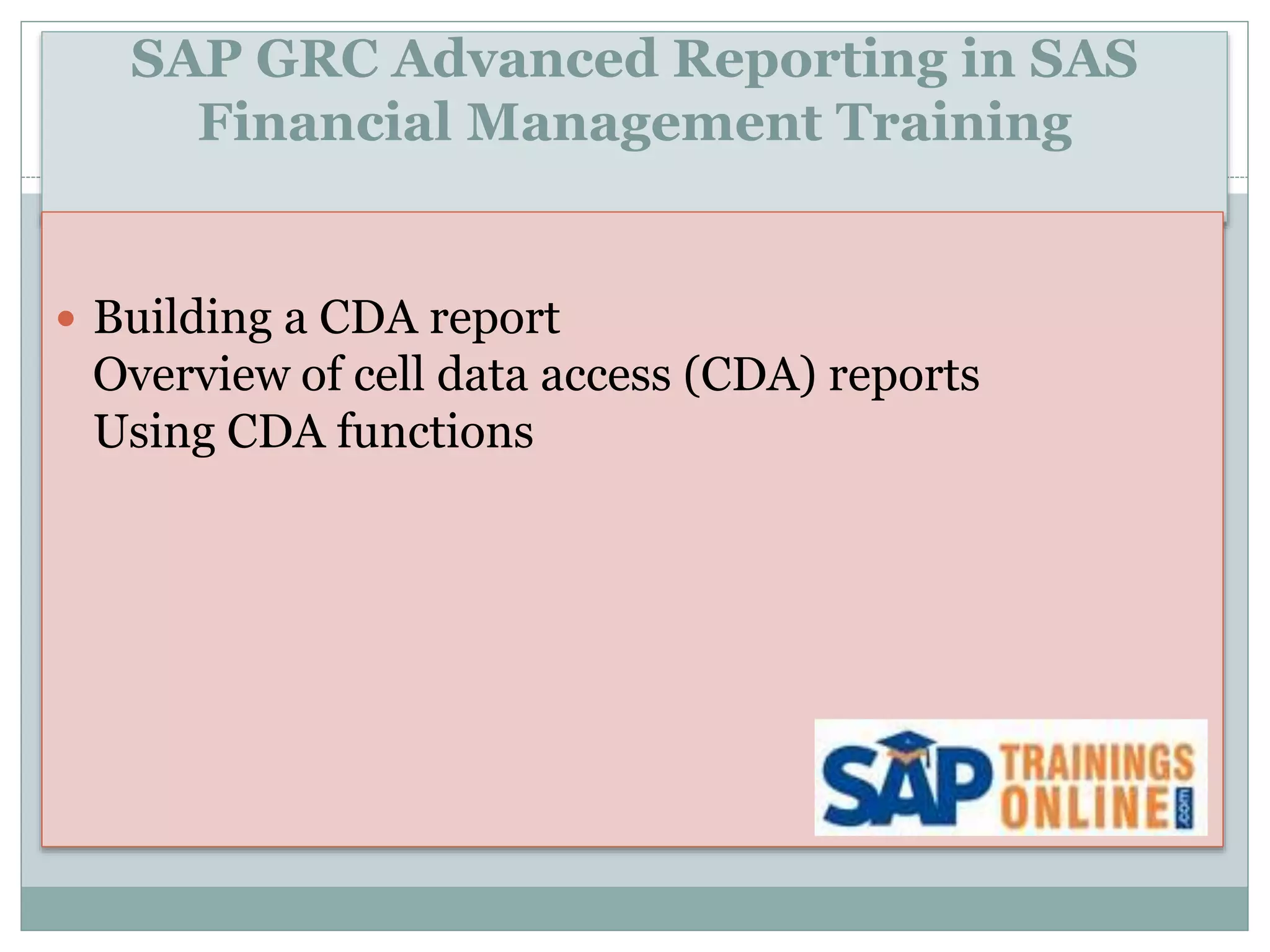 Sap grc online training | PPTX