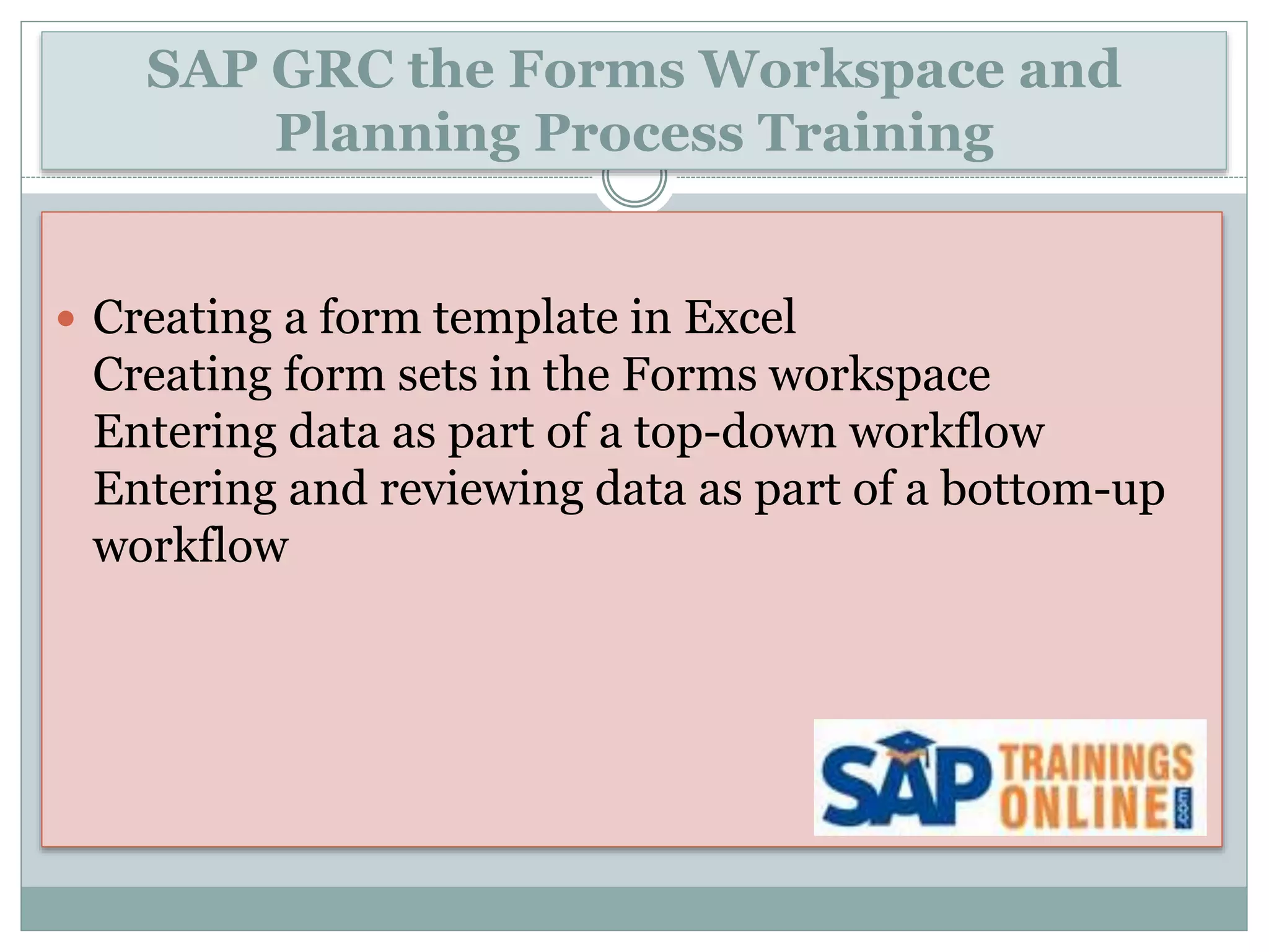 Sap grc online training | PPTX
