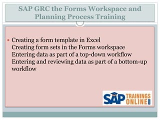 Sap grc online training | PPTX