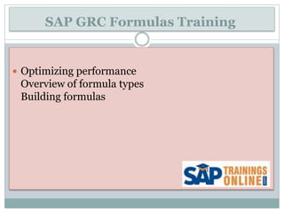 Sap grc online training | PPTX