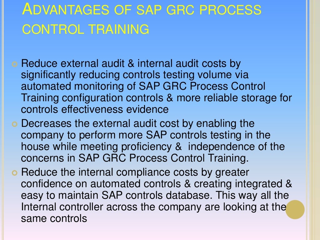 SAP GRC Process Control Training | SAP GRC PC online Training