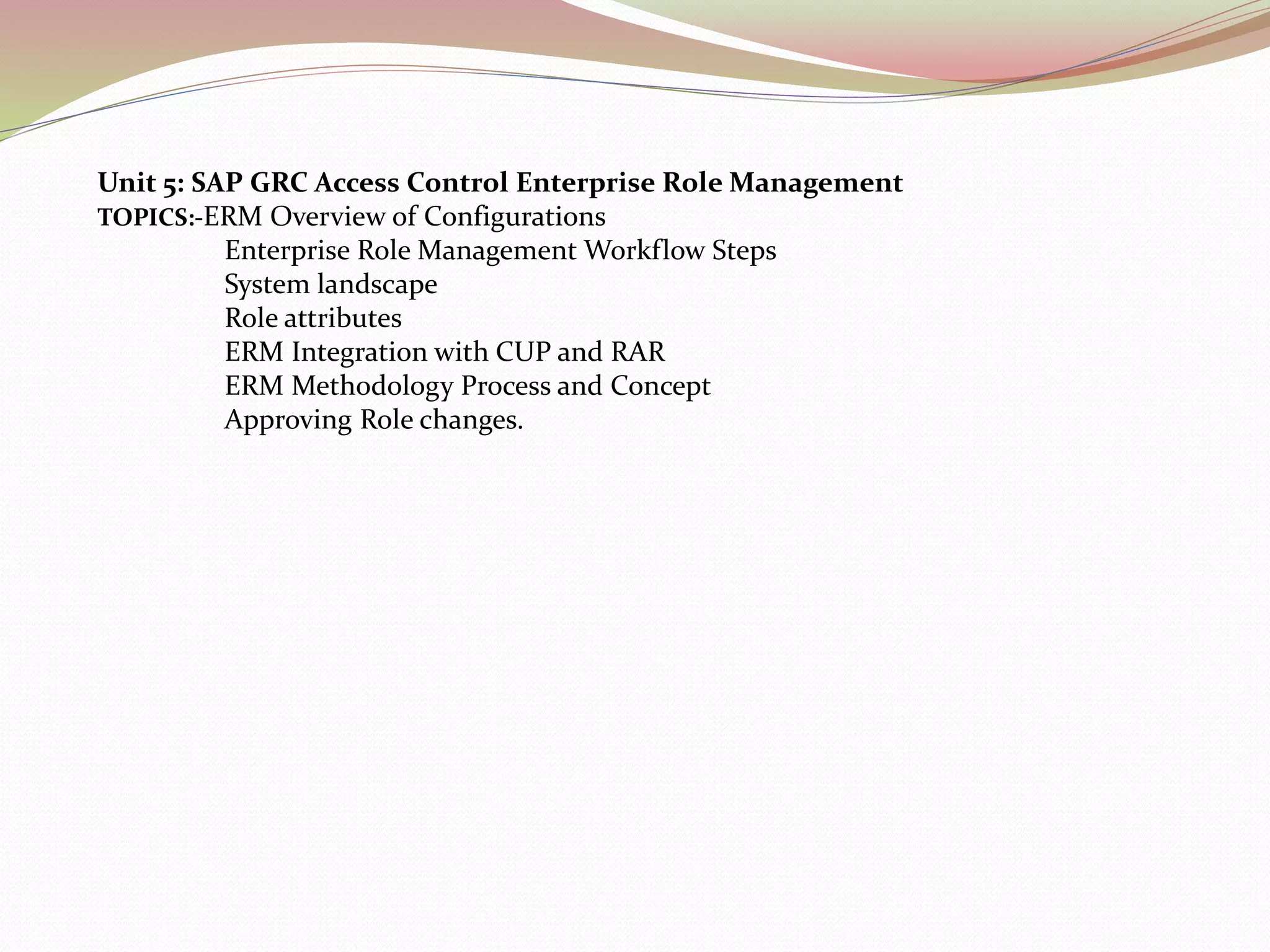 SAP GRC Training | PPTX