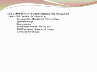 SAP GRC Training | PPTX