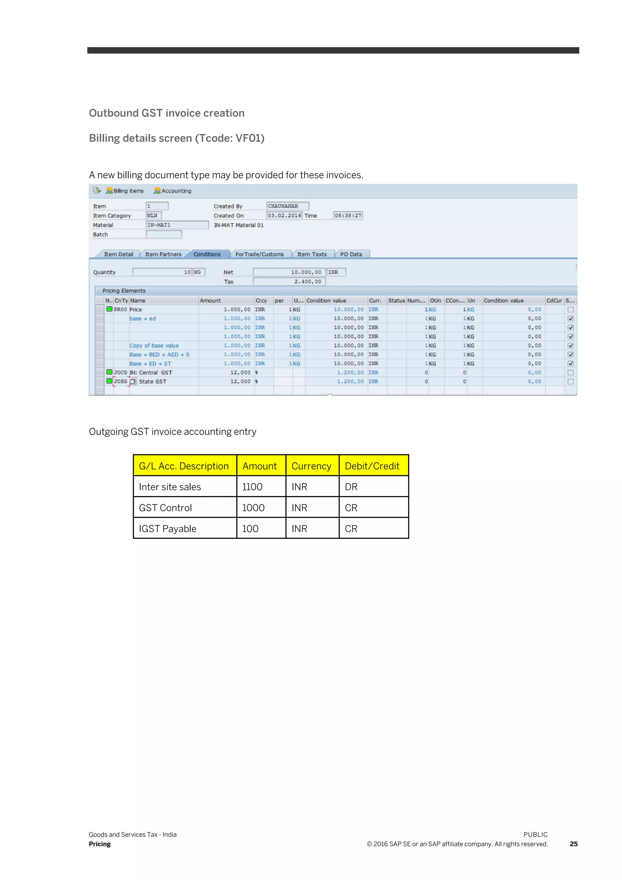 SAP Draft Solution for GST India | PDF