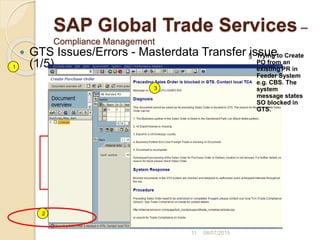 SAP GTS Online Training | PPTX