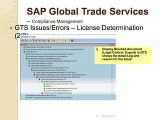 SAP GTS Online Training | PPTX