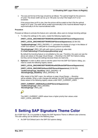 Sap gui administration_guide | PDF