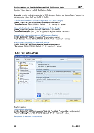 Sap gui administration_guide | PDF