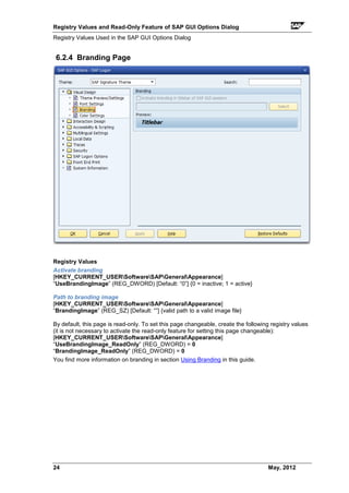 Sap gui administration_guide | PDF