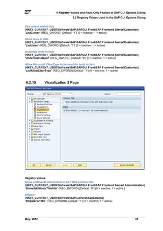 Sap gui administration_guide | PDF