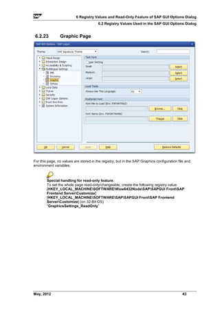 Sap gui administration_guide | PDF