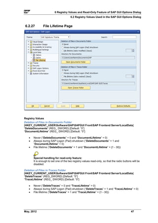 Sap gui administration_guide | PDF