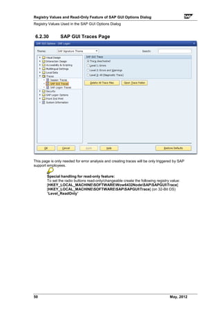 Sap gui administration_guide | PDF