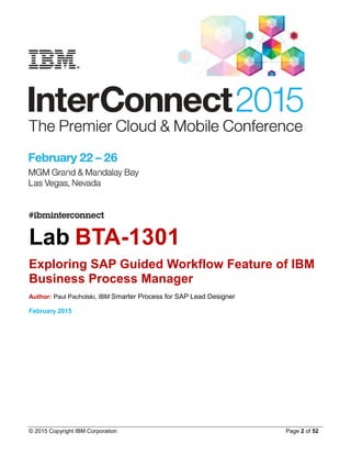 Sap guided workflow in ibm bpm | PDF