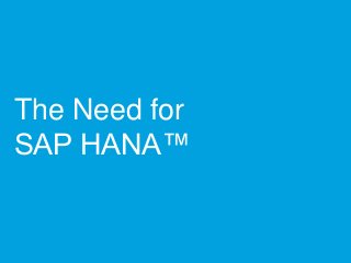 In-Memory Computing with SAP HANA™ | PPT