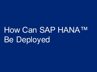 In-Memory Computing with SAP HANA™ | PPT
