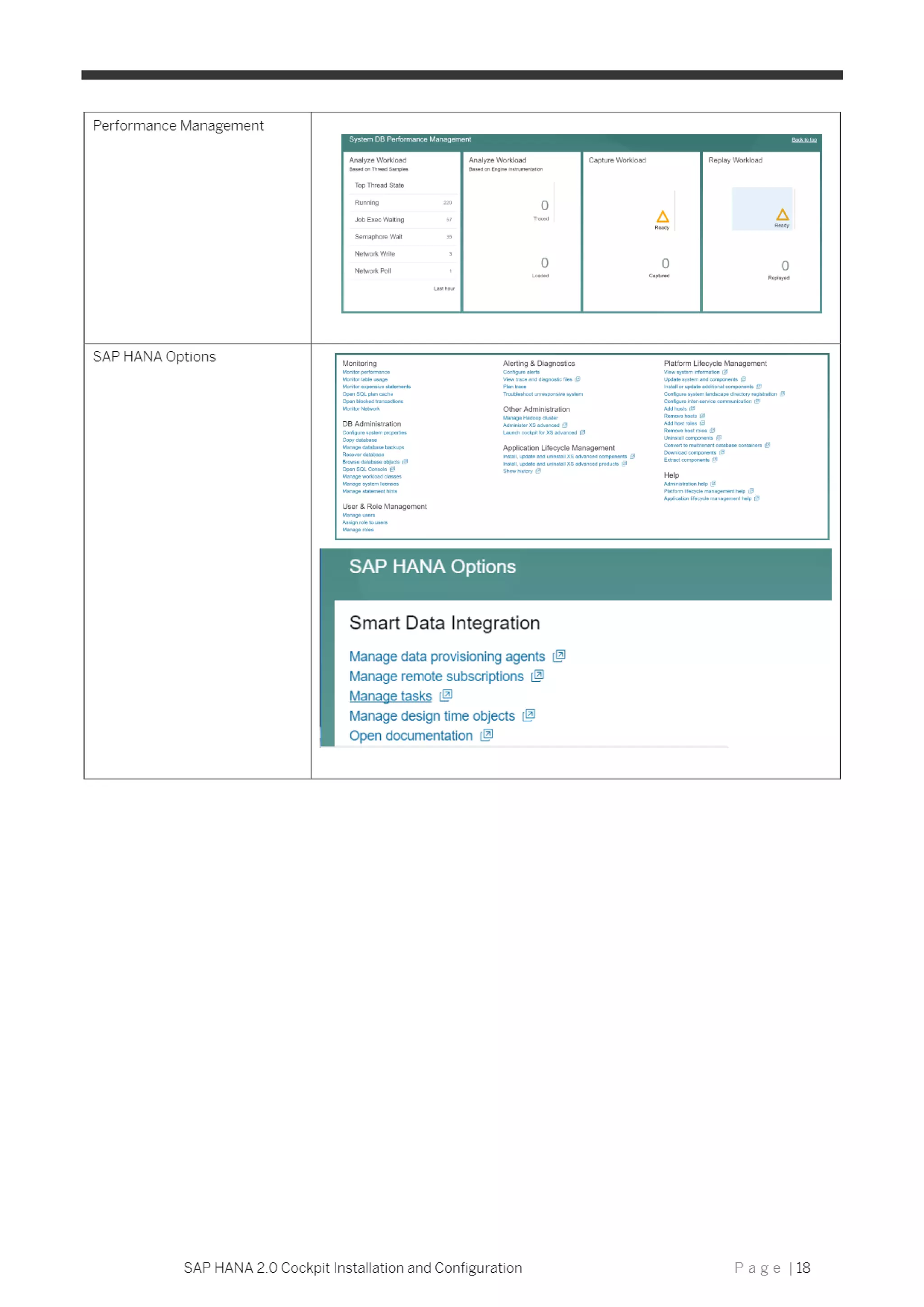 Sap Hana 20 Cockpit Installation And Configurationpdf Technology