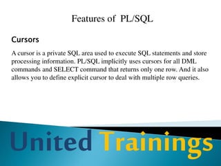 Oracle PL/SQL online training | PL/SQL online Training | PPT