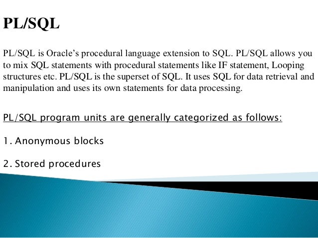 Oracle Plsql Online Training Plsql Online Training