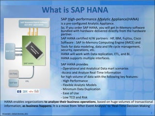 SAP HANA – A Technical Snapshot | PDF | Databases | Computer Software and Applications