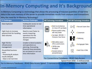 SAP HANA – A Technical Snapshot | PDF | Databases | Computer Software and Applications