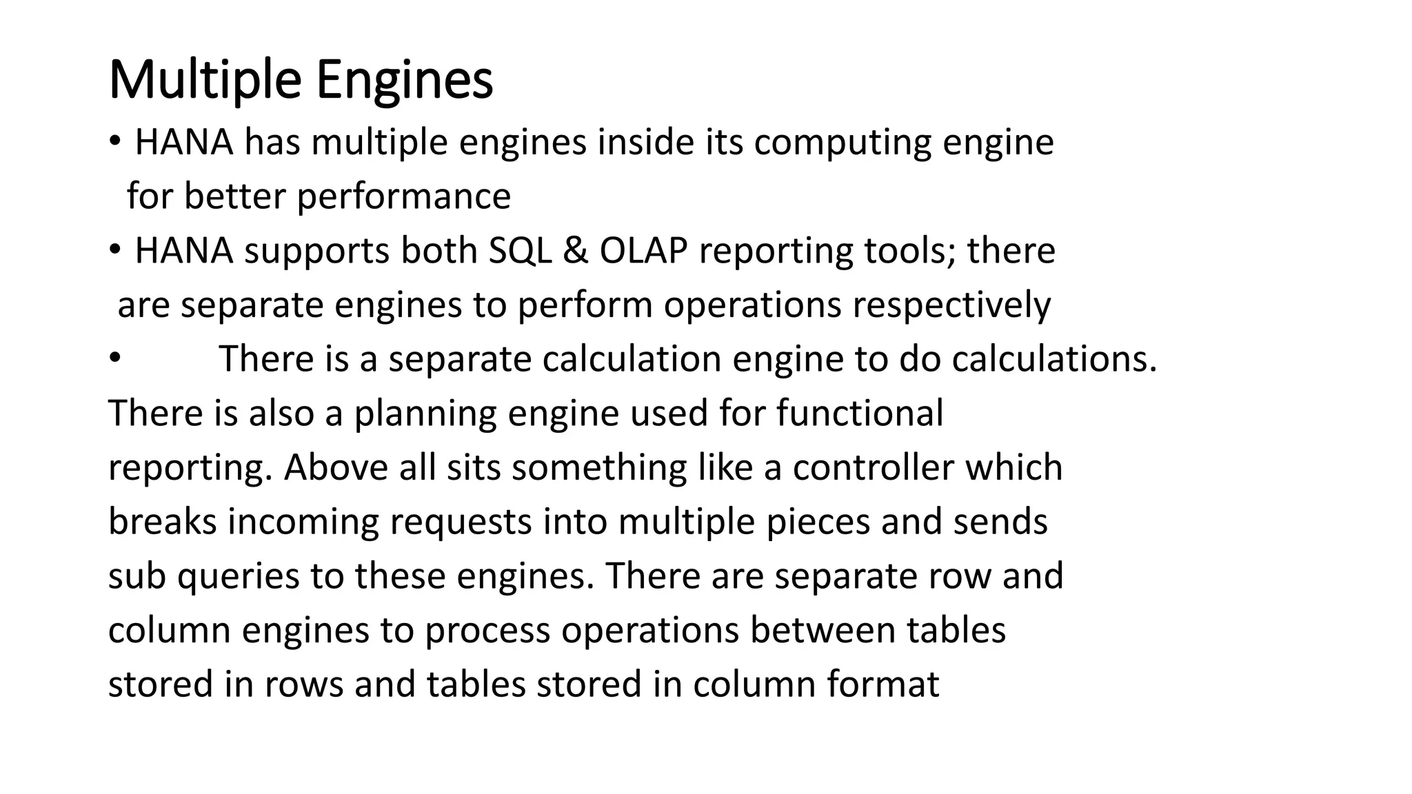 SAP HANA_class1.pptx | Databases | Computer Software and Applications