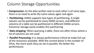 SAP HANA_class1.pptx | Databases | Computer Software and Applications