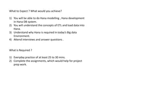SAP HANA_class1.pptx | Databases | Computer Software and Applications