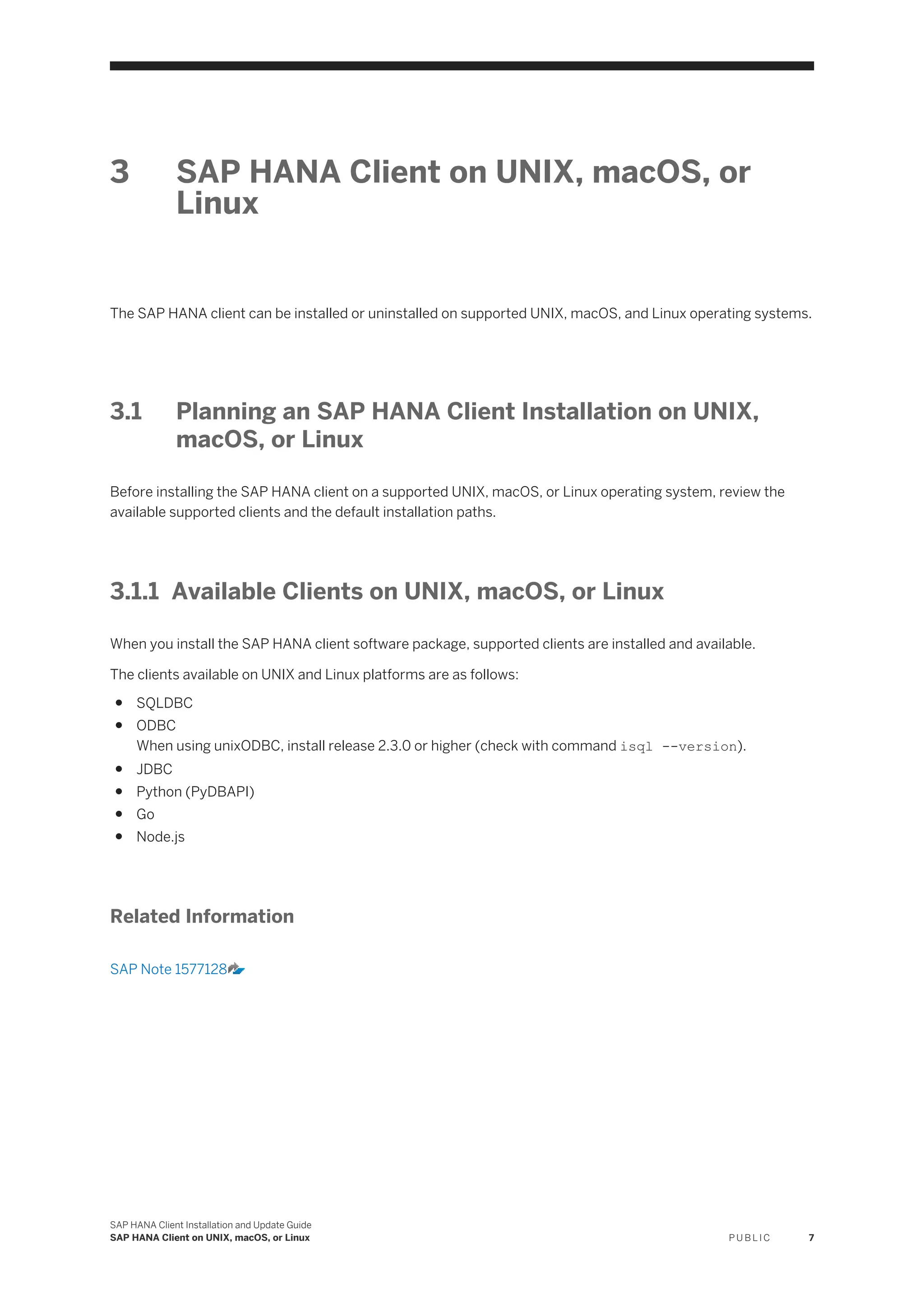 Sap hana client_installation_update_guide_en | PDF
