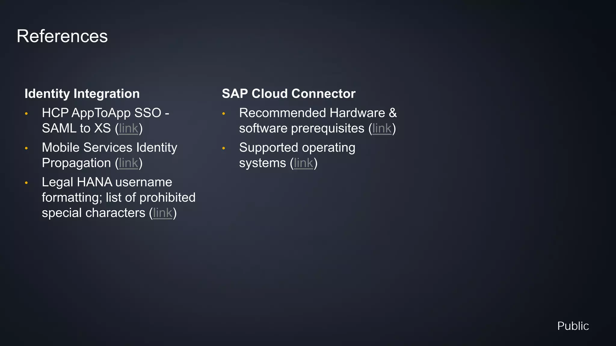 SAP Hana Cloud Platform - Development Landscape Planning | PPT