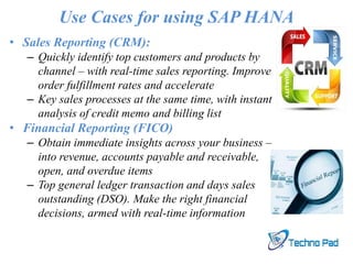 Sap hana demo technopad | PPT