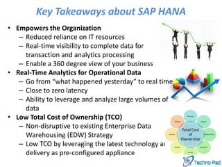 Sap hana demo technopad | PPT