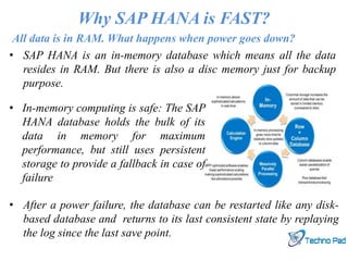 Sap hana demo technopad | PPT