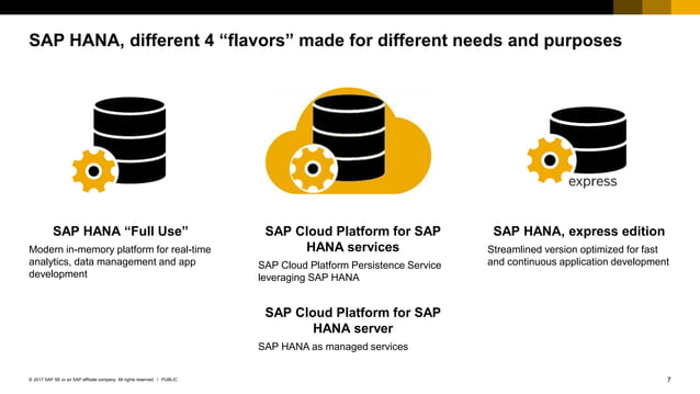 SAP HANA, from development to deployment, cloud, on-premise or hybrid ...