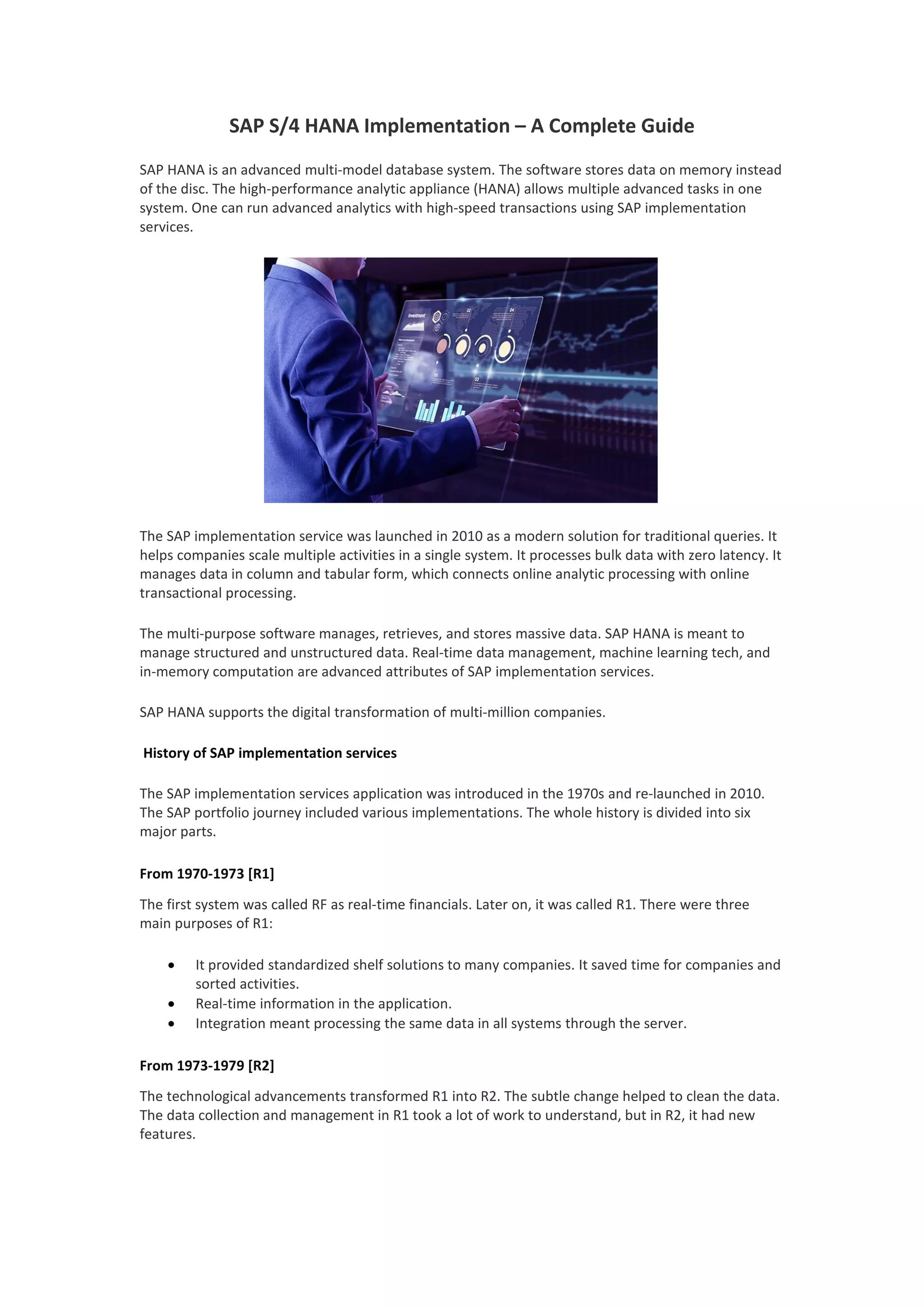 Sap Hana Implementation A Complete Guidepdf Databases Computer