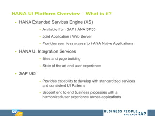 SAP HANA Native Application Development | PDF