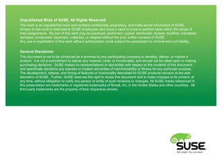Sap hana one on softlayer with suse 2015 | PPT