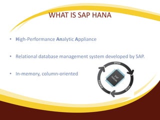 Sap hana overview | PPT